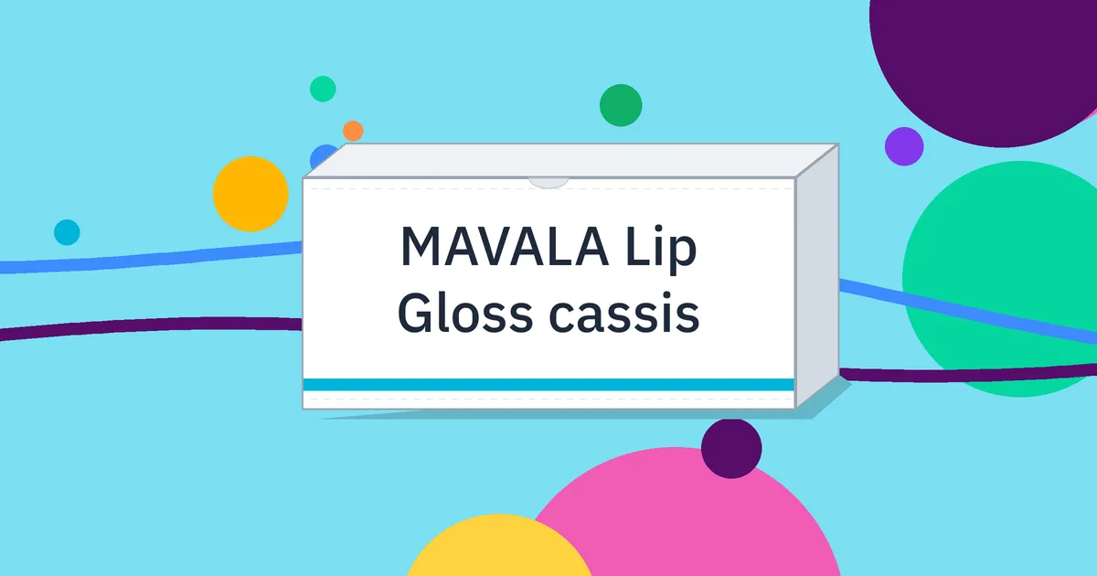 Symbolbild: Packung mit der Aufschrift MAVALA Lip Gloss cassis (PZN 19450473) – Verfügbarkeit und Bezug in Apotheken in Frankfurt am Main