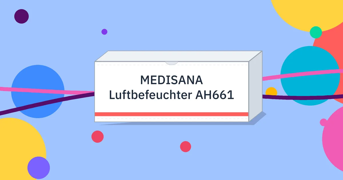 Symbolbild: Packung mit der Aufschrift MEDISANA Luftbefeuchter AH661 (PZN 18132819) – Verfügbarkeit und Bezug in Apotheken in Frankfurt am Main