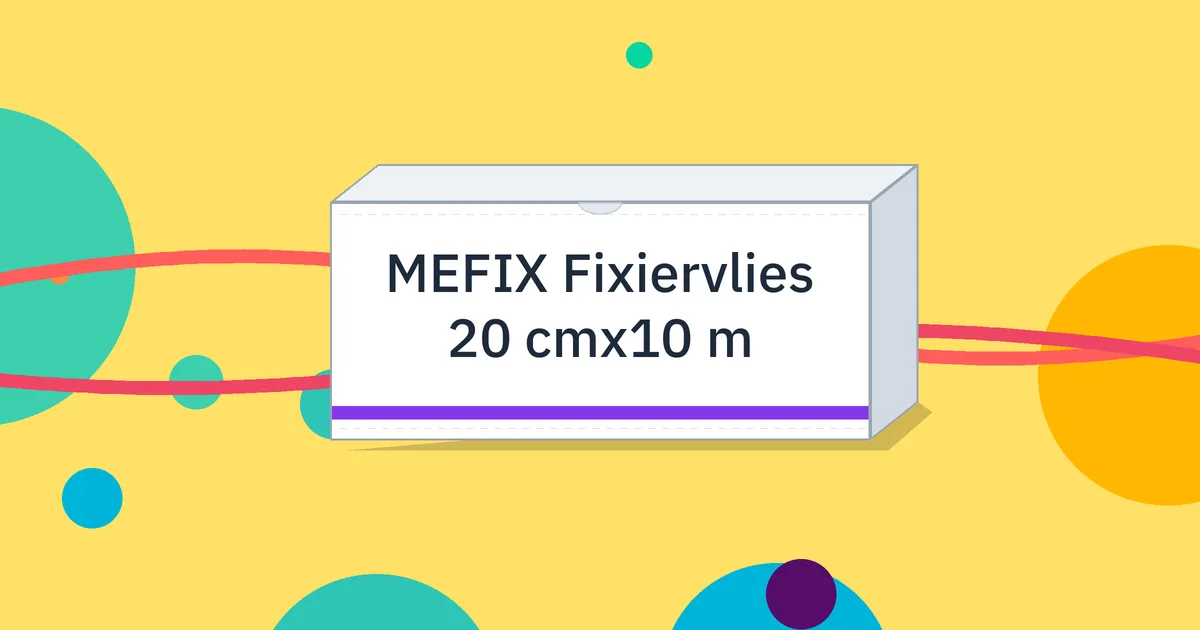 Symbolbild: Packung mit der Aufschrift MEFIX Fixiervlies 20 cmx10 m (PZN 00695522) – Verfügbarkeit und Bezug in Apotheken in Frankfurt am Main