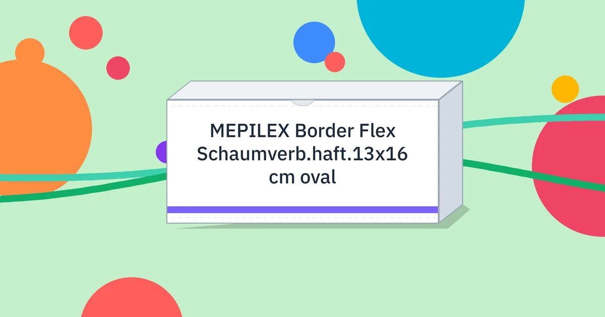 Symbolbild: Packung mit der Aufschrift MEPILEX Border Flex Schaumverb.haft.13x16 cm oval (PZN 10187459) – Verfügbarkeit und Bezug in Apotheken in Frankfurt am Main