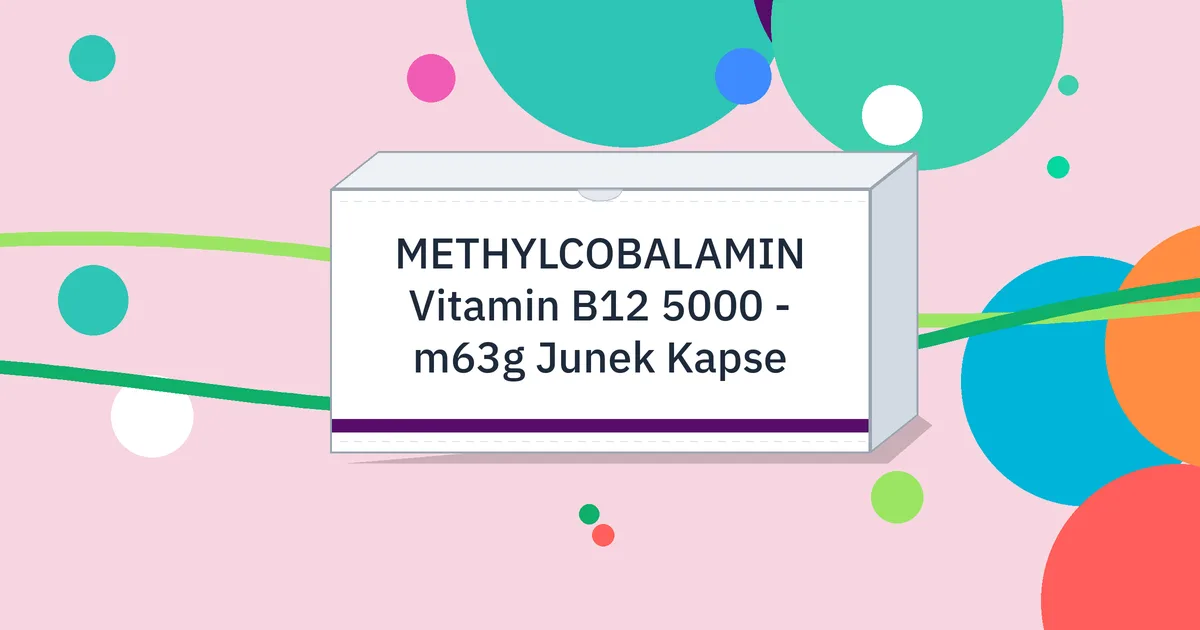 Symbolbild: Packung mit der Aufschrift METHYLCOBALAMIN Vitamin B12 5000 -m63g Junek Kapse (PZN 19766087) – Verfügbarkeit und Bezug in Apotheken in Frankfurt am Main