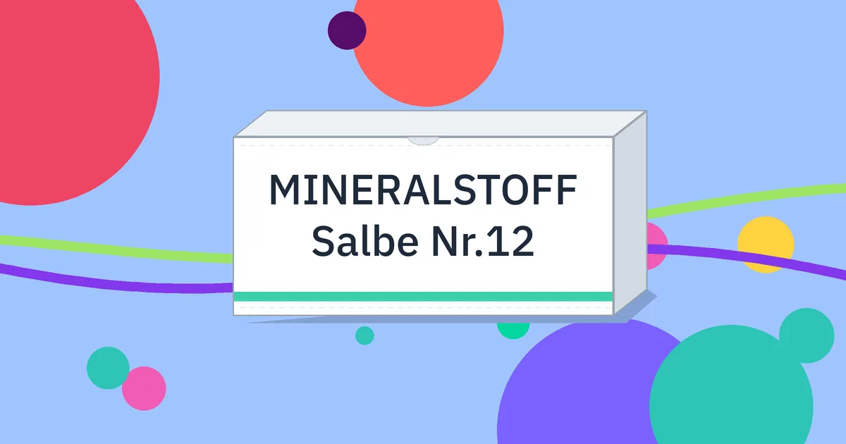 Symbolbild: Packung mit der Aufschrift MINERALSTOFF Salbe Nr.12 (PZN 02734580) – Verfügbarkeit und Bezug in Apotheken in Frankfurt am Main