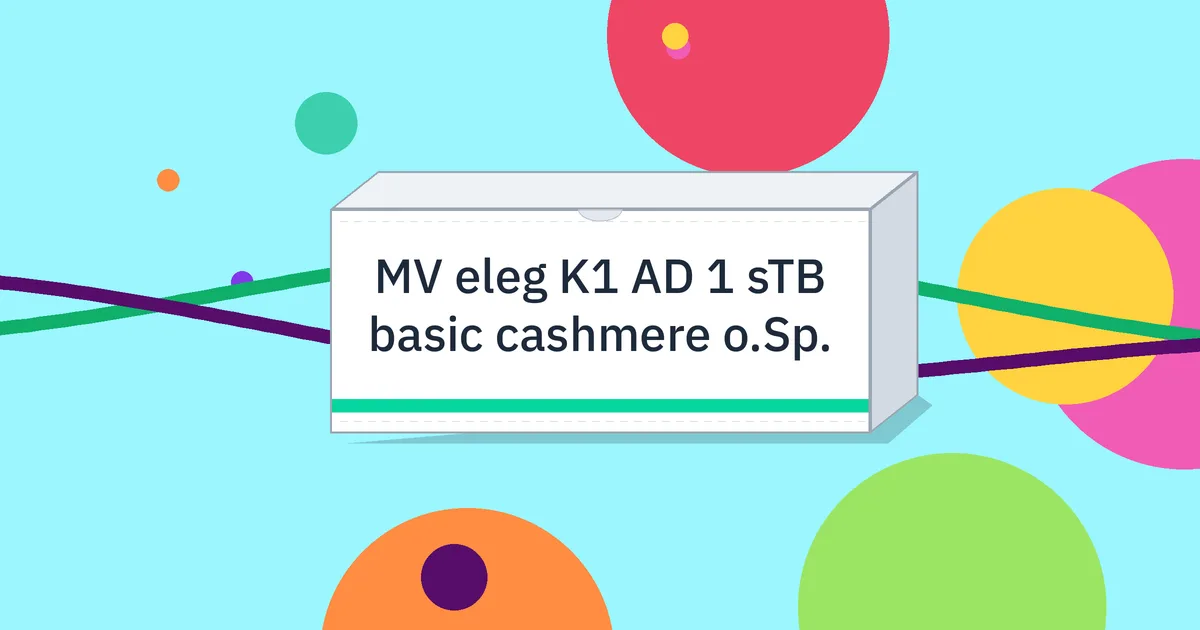 Symbolbild: Packung mit der Aufschrift MV eleg K1 AD 1 sTB basic cashmere o.Sp. (PZN 14651882) – Verfügbarkeit und Bezug in Apotheken in Frankfurt am Main