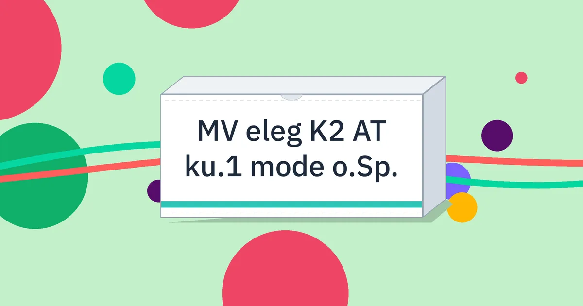 Symbolbild: Packung mit der Aufschrift MV eleg K2 AT ku.1 mode o.Sp. (PZN 04542761) – Verfügbarkeit und Bezug in Apotheken in Frankfurt am Main