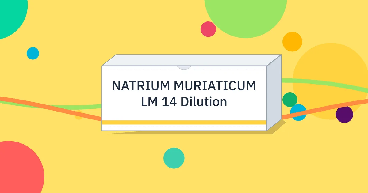 Symbolbild: Packung mit der Aufschrift NATRIUM MURIATICUM LM 14 Dilution (PZN 12965286) – Verfügbarkeit und Bezug in Apotheken in Frankfurt am Main