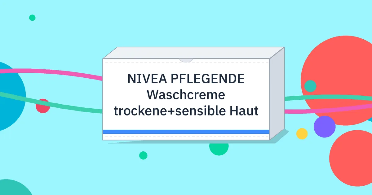 Symbolbild: Packung mit der Aufschrift NIVEA PFLEGENDE Waschcreme trockene+sensible Haut (PZN 17624578) – Verfügbarkeit und Bezug in Apotheken in Frankfurt am Main