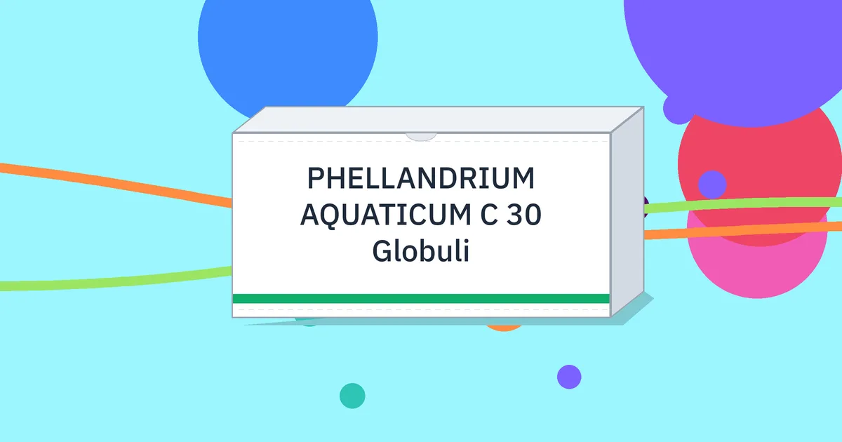 Symbolbild: Packung mit der Aufschrift PHELLANDRIUM AQUATICUM C 30 Globuli (PZN 00546070) – Verfügbarkeit und Bezug in Apotheken in Frankfurt am Main