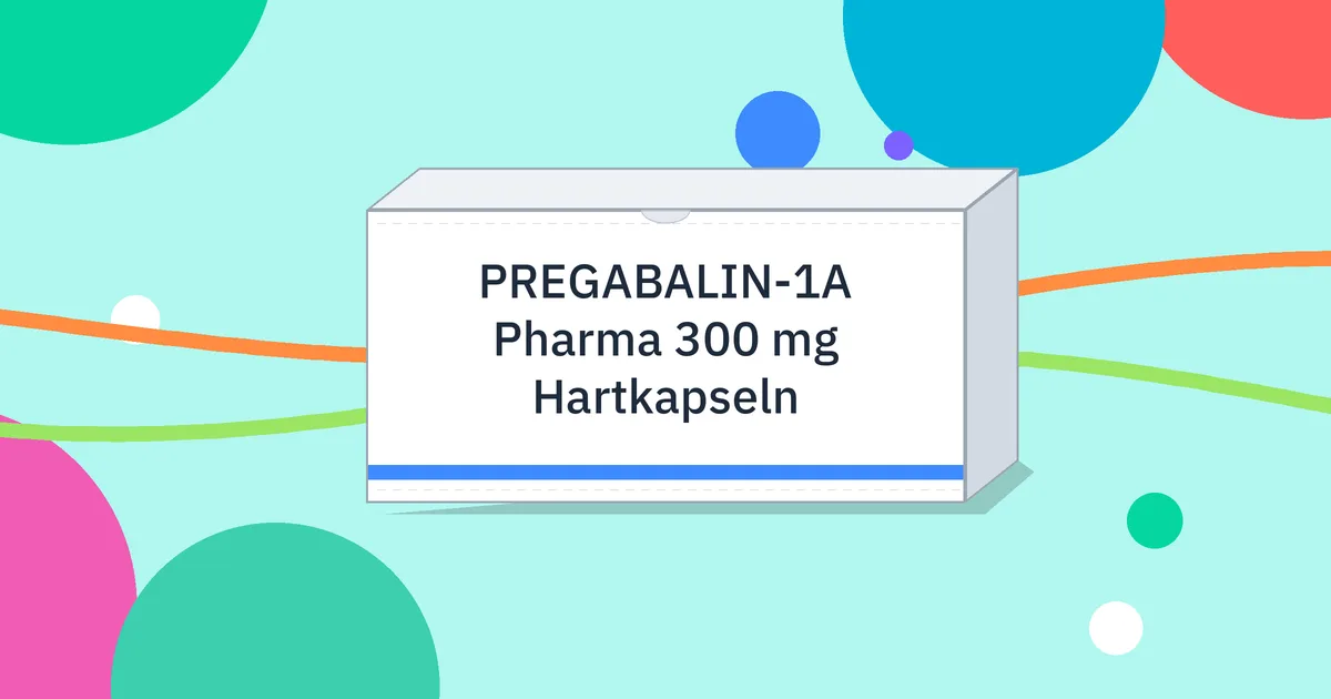 Symbolbild: Packung mit der Aufschrift PREGABALIN-1A Pharma 300 mg Hartkapseln (PZN 18180623) – Verfügbarkeit und Bezug in Apotheken in Frankfurt am Main