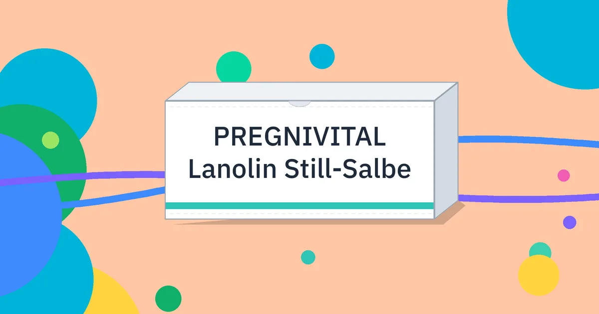 Symbolbild: Packung mit der Aufschrift PREGNIVITAL Lanolin Still-Salbe (PZN 19394378) – Verfügbarkeit und Bezug in Apotheken in Frankfurt am Main