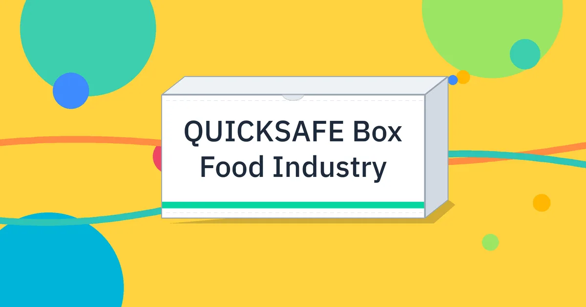 Symbolbild: Packung mit der Aufschrift QUICKSAFE Box Food Industry (PZN 10181468) – Verfügbarkeit und Bezug in Apotheken in Frankfurt am Main