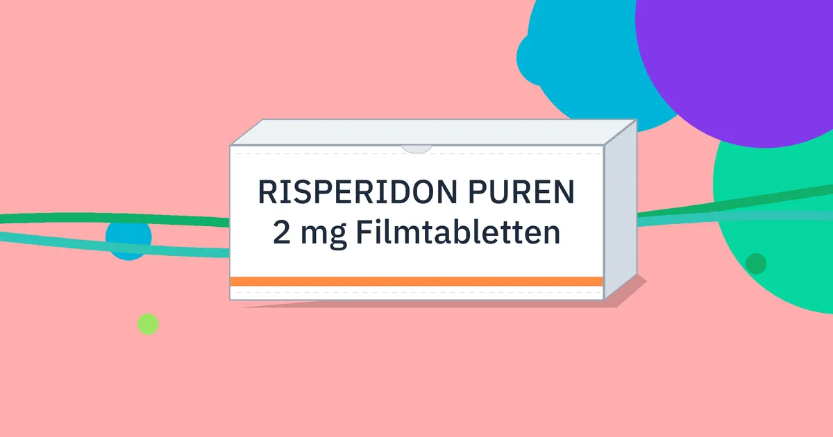 Symbolbild: Packung mit der Aufschrift RISPERIDON PUREN 2 mg Filmtabletten (PZN 11358118) – Verfügbarkeit und Bezug in Apotheken in Frankfurt am Main