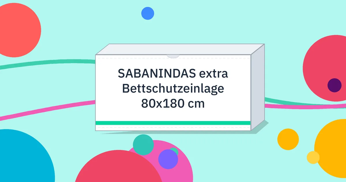 Symbolbild: Packung mit der Aufschrift SABANINDAS extra Bettschutzeinlage 80x180 cm (PZN 11132940) – Verfügbarkeit und Bezug in Apotheken in Frankfurt am Main