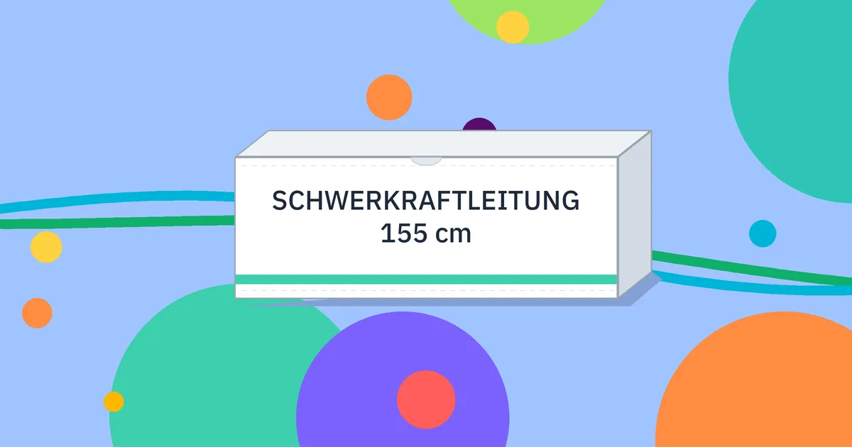 Symbolbild: Packung mit der Aufschrift SCHWERKRAFTLEITUNG 155 cm (PZN 00671622) – Verfügbarkeit und Bezug in Apotheken in Frankfurt am Main
