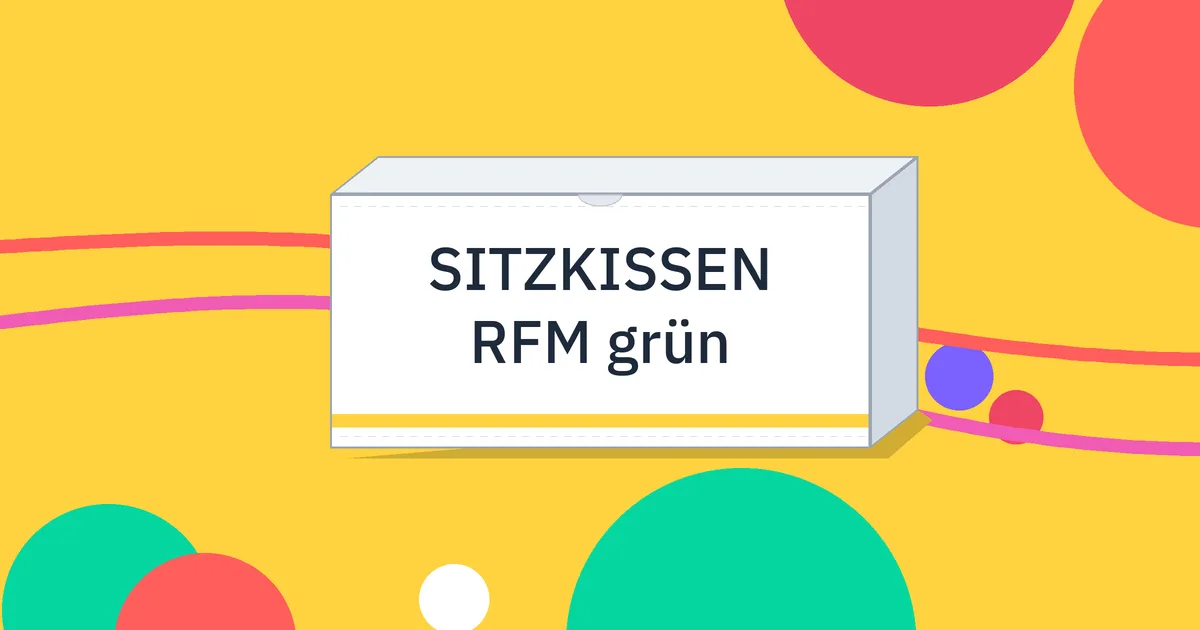 Symbolbild: Packung mit der Aufschrift SITZKISSEN RFM grün (PZN 06476749) – Verfügbarkeit und Bezug in Apotheken in Frankfurt am Main
