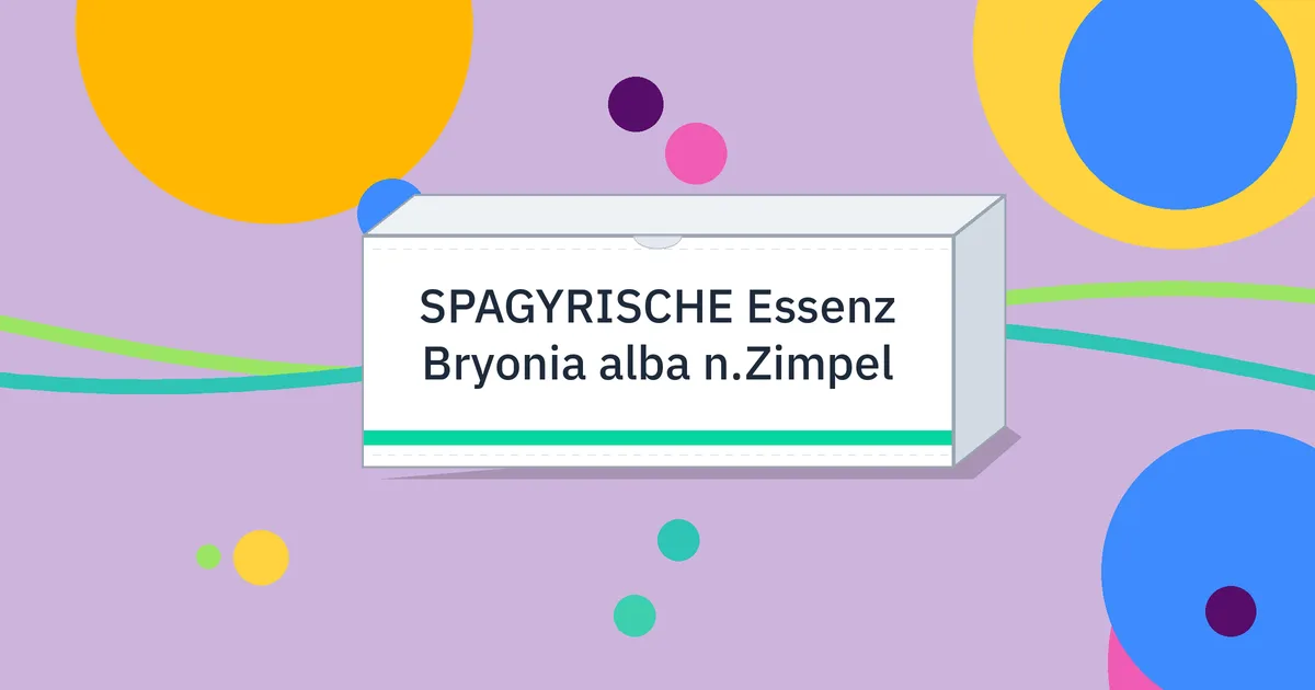 Symbolbild: Packung mit der Aufschrift SPAGYRISCHE Essenz Bryonia alba n.Zimpel (PZN 00915923) – Verfügbarkeit und Bezug in Apotheken in Frankfurt am Main
