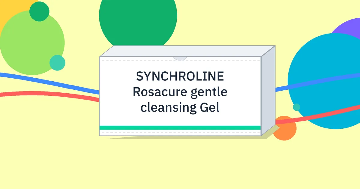Symbolbild: Packung mit der Aufschrift SYNCHROLINE Rosacure gentle cleansing Gel (PZN 16807012) – Verfügbarkeit und Bezug in Apotheken in Frankfurt am Main