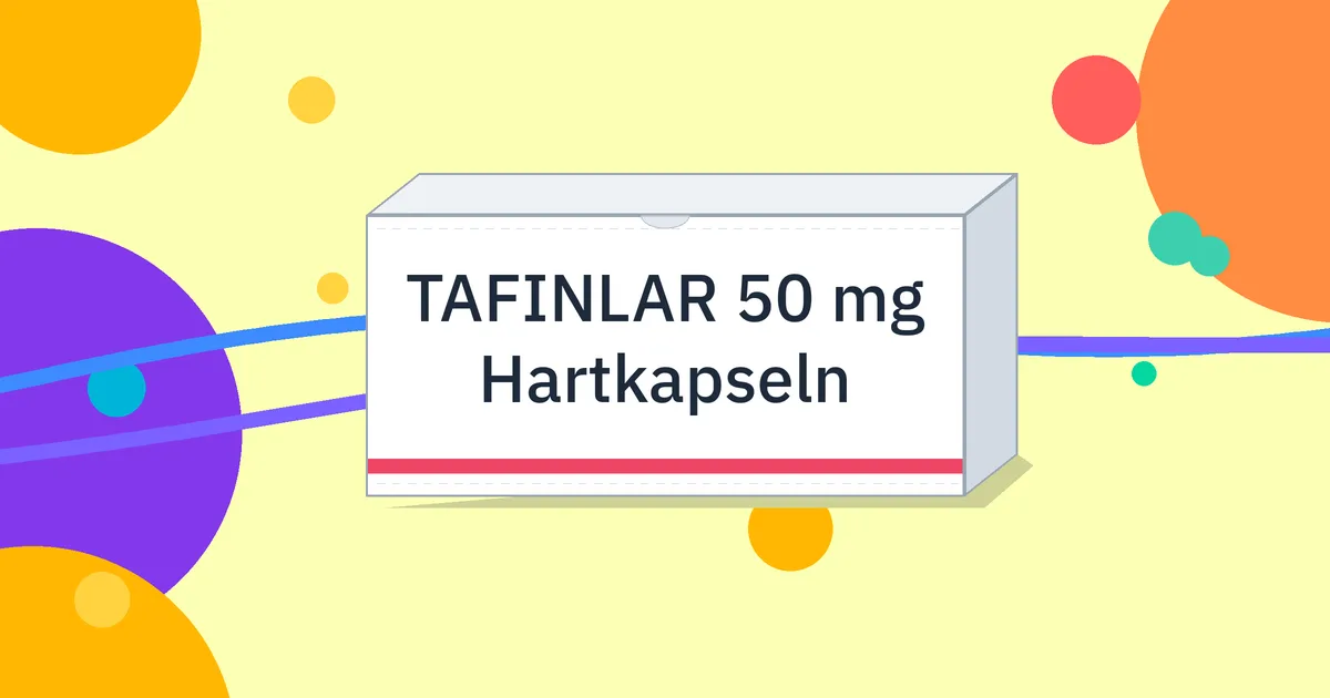 Symbolbild: Packung mit der Aufschrift TAFINLAR 50 mg Hartkapseln (PZN 07699842) – Verfügbarkeit und Bezug in Apotheken in Frankfurt am Main