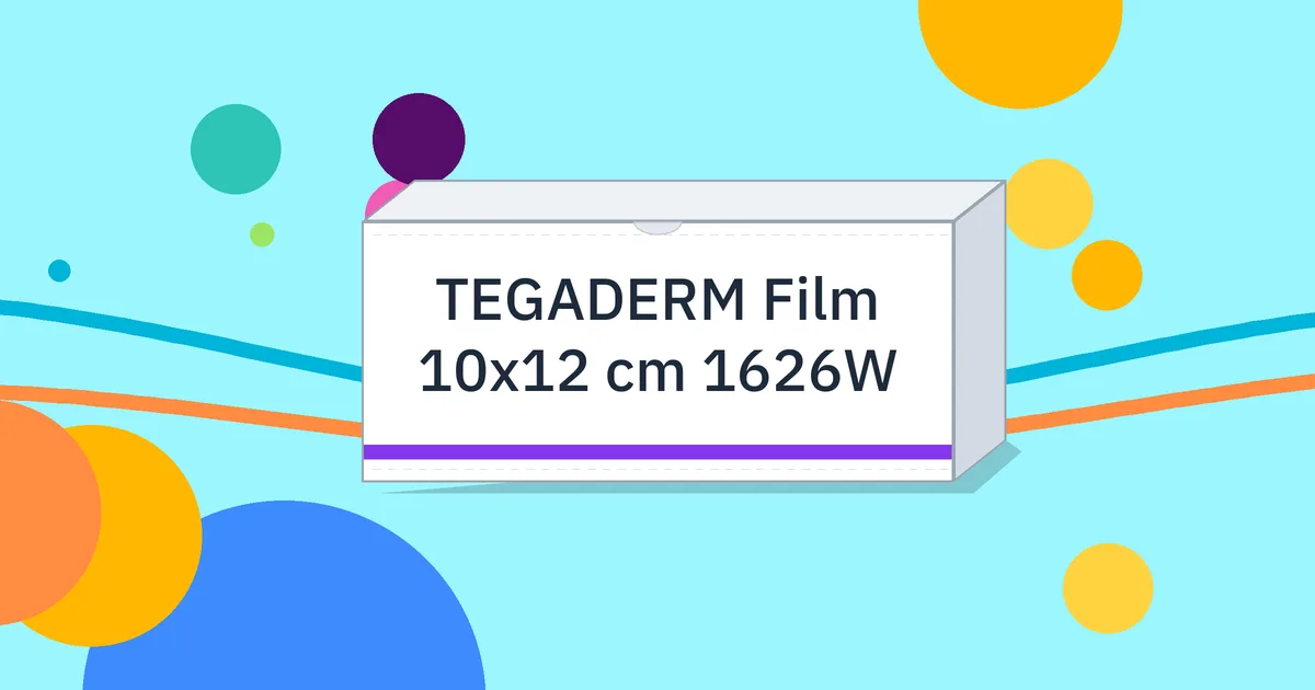Symbolbild: Packung mit der Aufschrift TEGADERM Film 10x12 cm 1626W (PZN 05906981) – Verfügbarkeit und Bezug in Apotheken in Frankfurt am Main