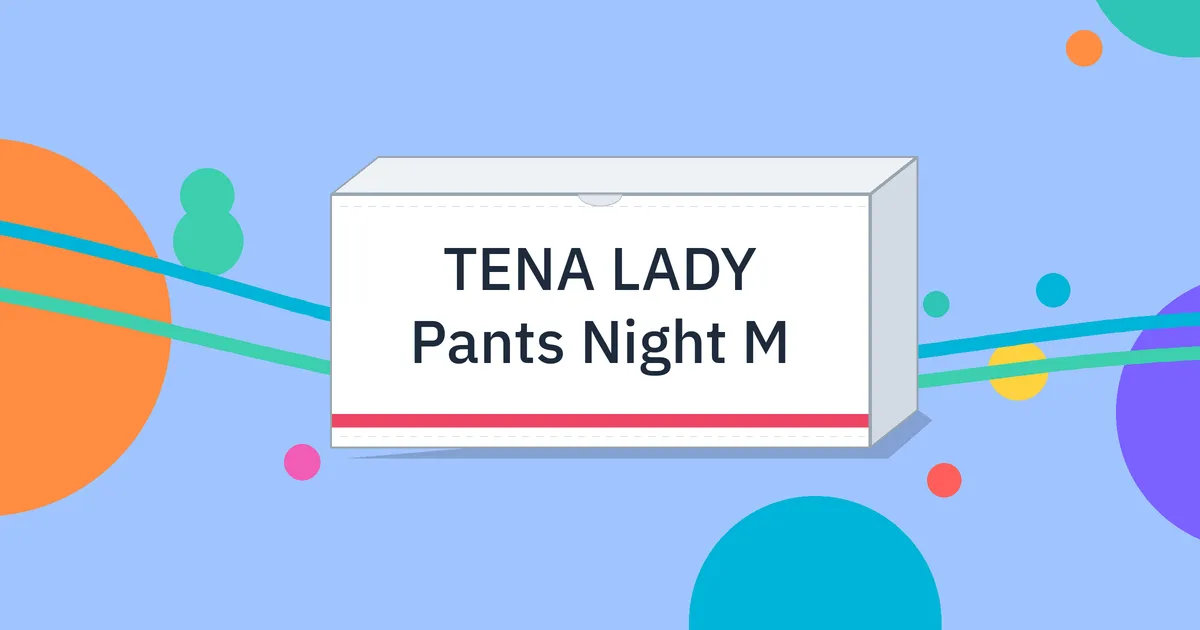 Symbolbild: Packung mit der Aufschrift TENA LADY Pants Night M (PZN 11523729) – Verfügbarkeit und Bezug in Apotheken in Frankfurt am Main