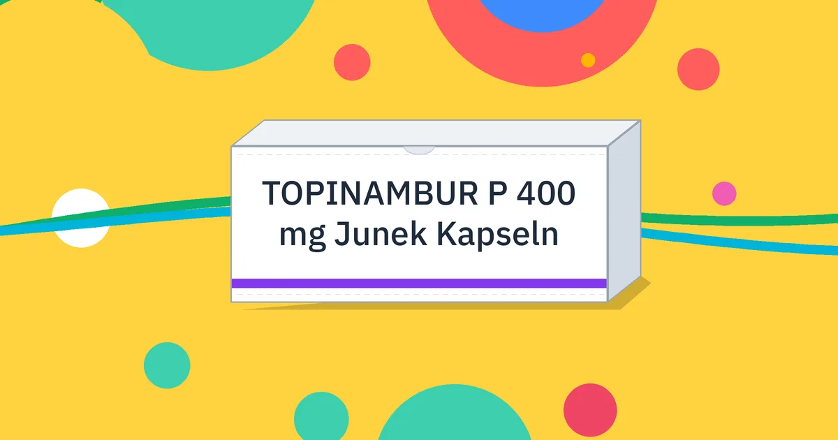 Symbolbild: Packung mit der Aufschrift TOPINAMBUR P 400 mg Junek Kapseln (PZN 01102582) – Verfügbarkeit und Bezug in Apotheken in Frankfurt am Main
