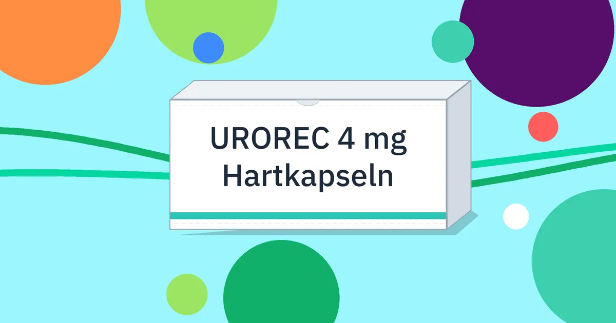 Symbolbild: Packung mit der Aufschrift UROREC 4 mg Hartkapseln (PZN 06476206) – Verfügbarkeit und Bezug in Apotheken in Frankfurt am Main