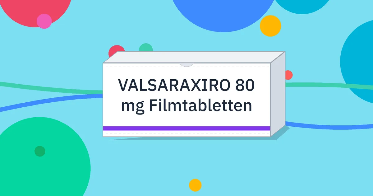 Symbolbild: Packung mit der Aufschrift VALSARAXIRO 80 mg Filmtabletten (PZN 16793244) – Verfügbarkeit und Bezug in Apotheken in Frankfurt am Main