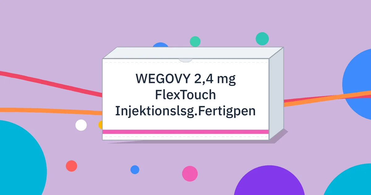 Symbolbild: Packung mit der Aufschrift WEGOVY 2,4 mg FlexTouch Injektionslsg.Fertigpen (PZN 19197695) – Verfügbarkeit und Bezug in Apotheken in Frankfurt am Main