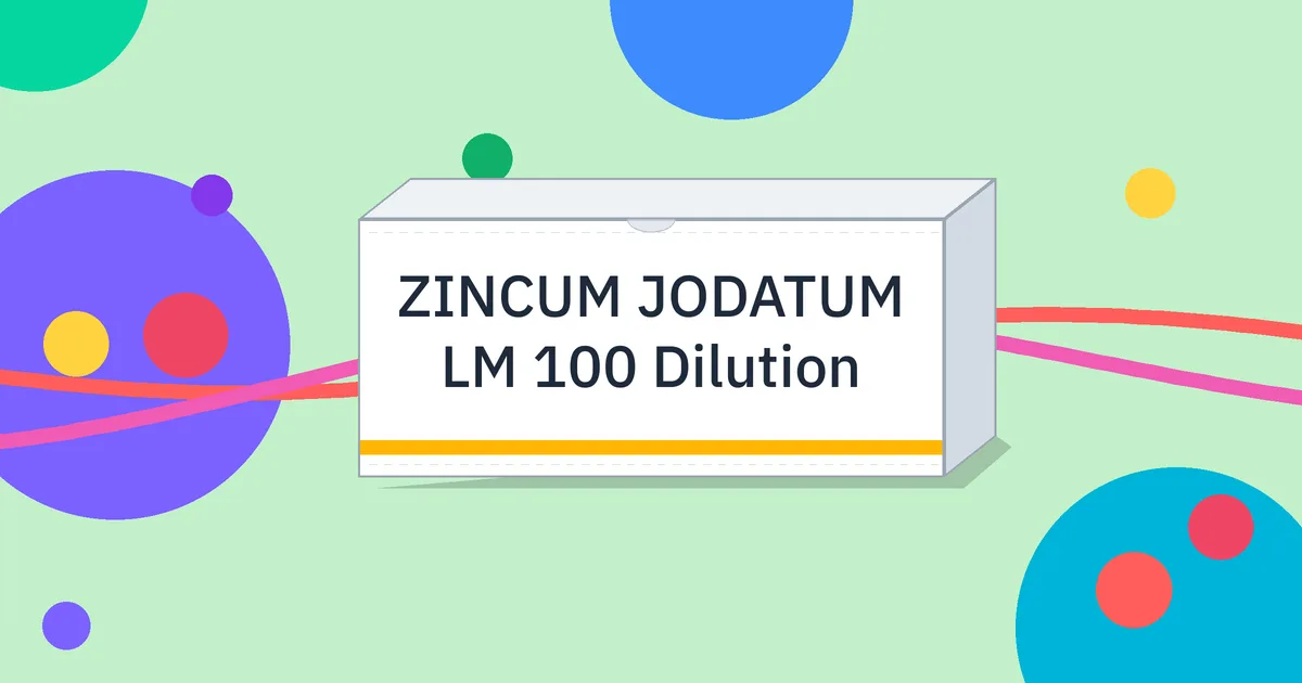 Symbolbild: Packung mit der Aufschrift ZINCUM JODATUM LM 100 Dilution (PZN 13294523) – Verfügbarkeit und Bezug in Apotheken in Frankfurt am Main