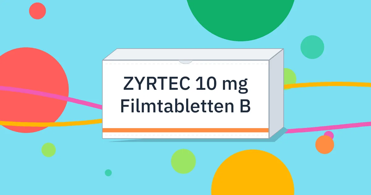 Symbolbild: Packung mit der Aufschrift ZYRTEC 10 mg Filmtabletten B (PZN 04811126) – Verfügbarkeit und Bezug in Apotheken in Frankfurt am Main