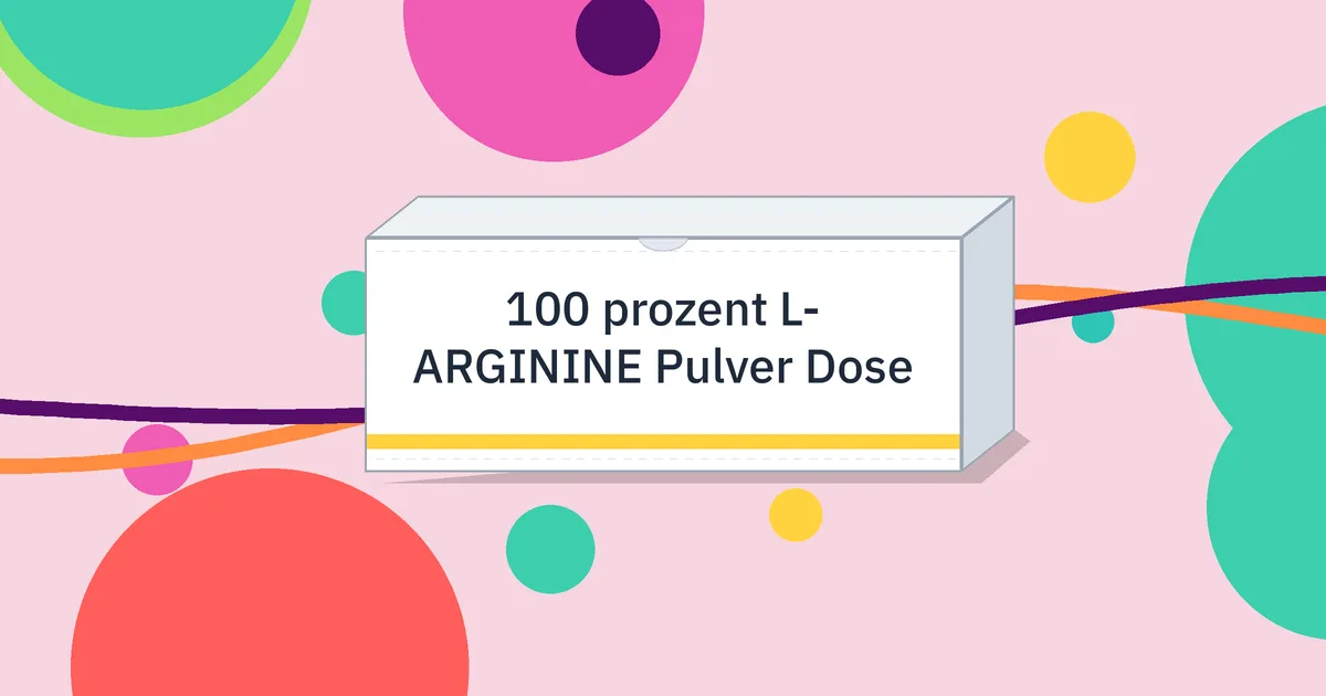 Symbolbild: Packung mit der Aufschrift 100 prozent L-ARGININE Pulver Dose (PZN 09319418) – Verfügbarkeit und Bezug in Apotheken in Frankfurt am Main