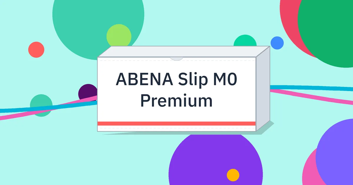 Symbolbild: Packung mit der Aufschrift ABENA Slip M0 Premium (PZN 17417224) – Verfügbarkeit und Bezug in Apotheken in Frankfurt am Main