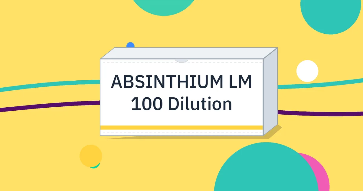 Symbolbild: Packung mit der Aufschrift ABSINTHIUM LM 100 Dilution (PZN 13261989) – Verfügbarkeit und Bezug in Apotheken in Frankfurt am Main