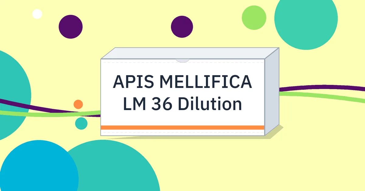 Symbolbild: Packung mit der Aufschrift APIS MELLIFICA LM 36 Dilution (PZN 12765280) – Verfügbarkeit und Bezug in Apotheken in Frankfurt am Main