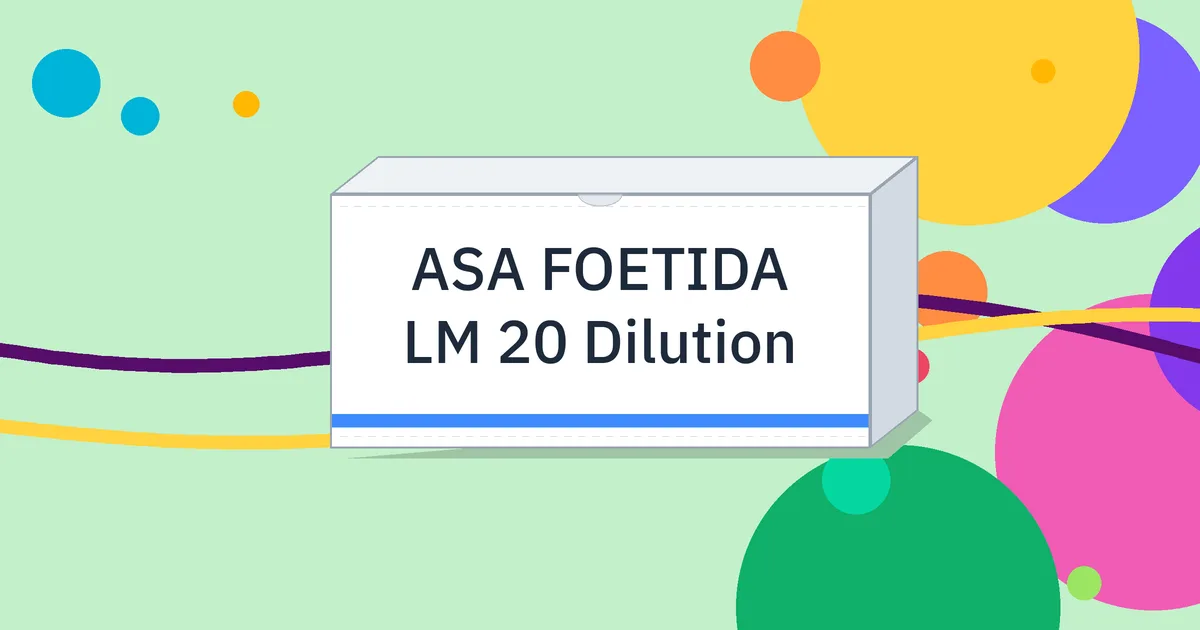 Symbolbild: Packung mit der Aufschrift ASA FOETIDA LM 20 Dilution (PZN 12781623) – Verfügbarkeit und Bezug in Apotheken in Frankfurt am Main