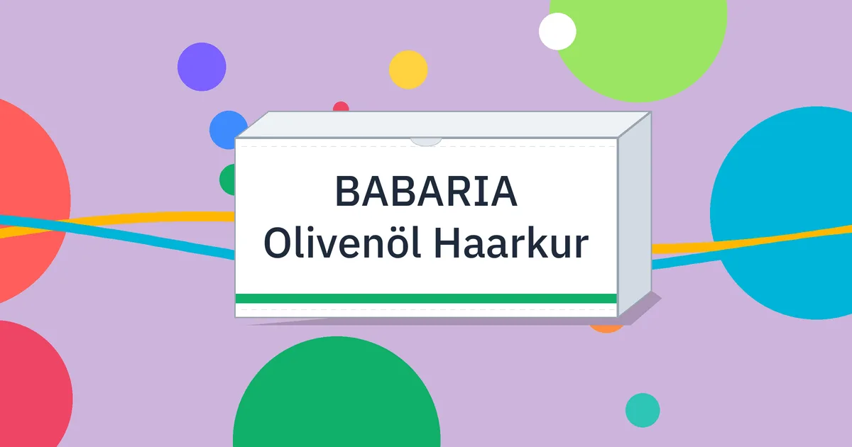 Symbolbild: Packung mit der Aufschrift BABARIA Olivenöl Haarkur (PZN 11223499) – Verfügbarkeit und Bezug in Apotheken in Frankfurt am Main