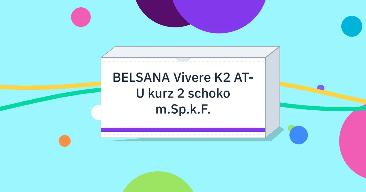Symbolbild: Packung mit der Aufschrift BELSANA Vivere K2 AT-U kurz 2 schoko m.Sp.k.F. (PZN 12183448) – Verfügbarkeit und Bezug in Apotheken in Frankfurt am Main