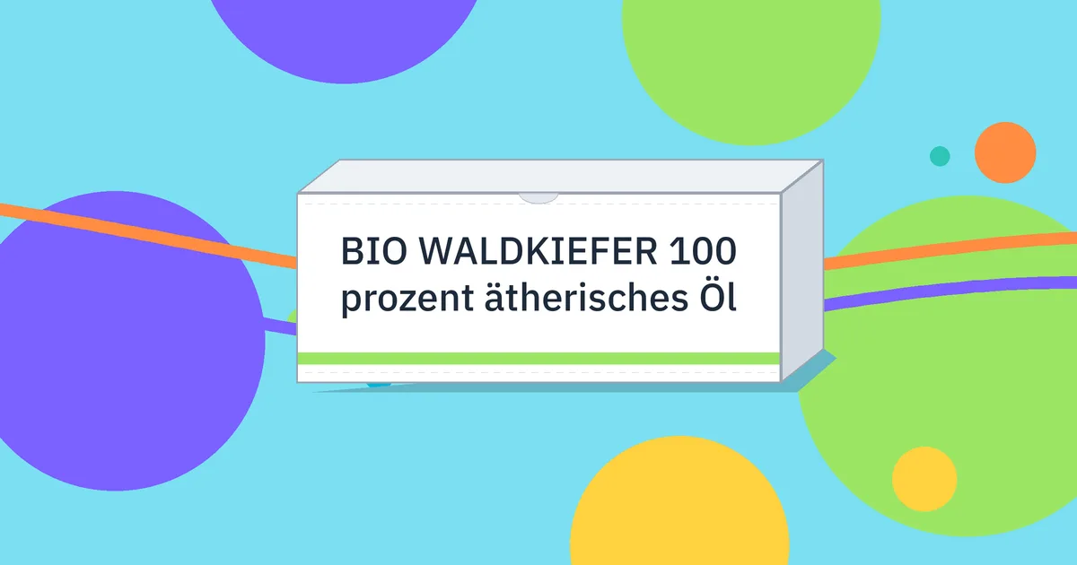 Symbolbild: Packung mit der Aufschrift BIO WALDKIEFER 100 prozent ätherisches Öl (PZN 18073672) – Verfügbarkeit und Bezug in Apotheken in Frankfurt am Main