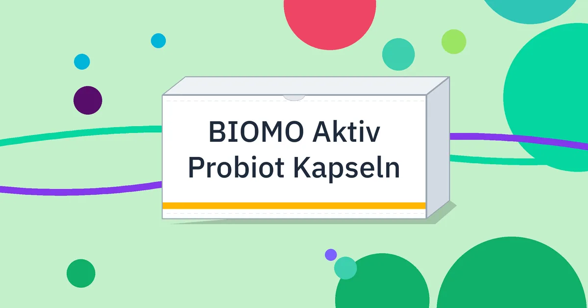 Symbolbild: Packung mit der Aufschrift BIOMO Aktiv Probiot Kapseln (PZN 10979083) – Verfügbarkeit und Bezug in Apotheken in Frankfurt am Main