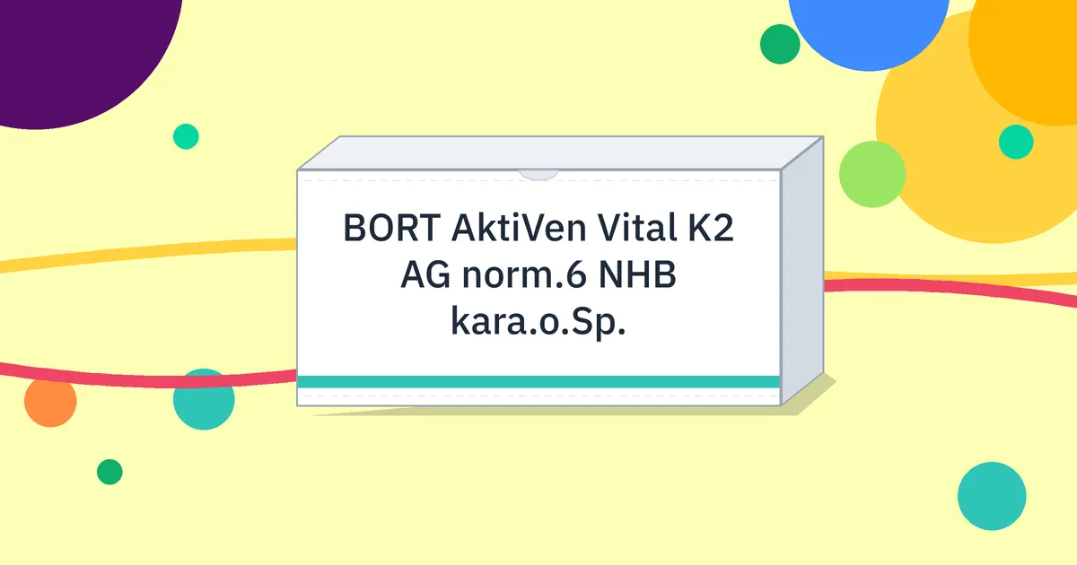 Symbolbild: Packung mit der Aufschrift BORT AktiVen Vital K2 AG norm.6 NHB kara.o.Sp. (PZN 12383992) – Verfügbarkeit und Bezug in Apotheken in Frankfurt am Main