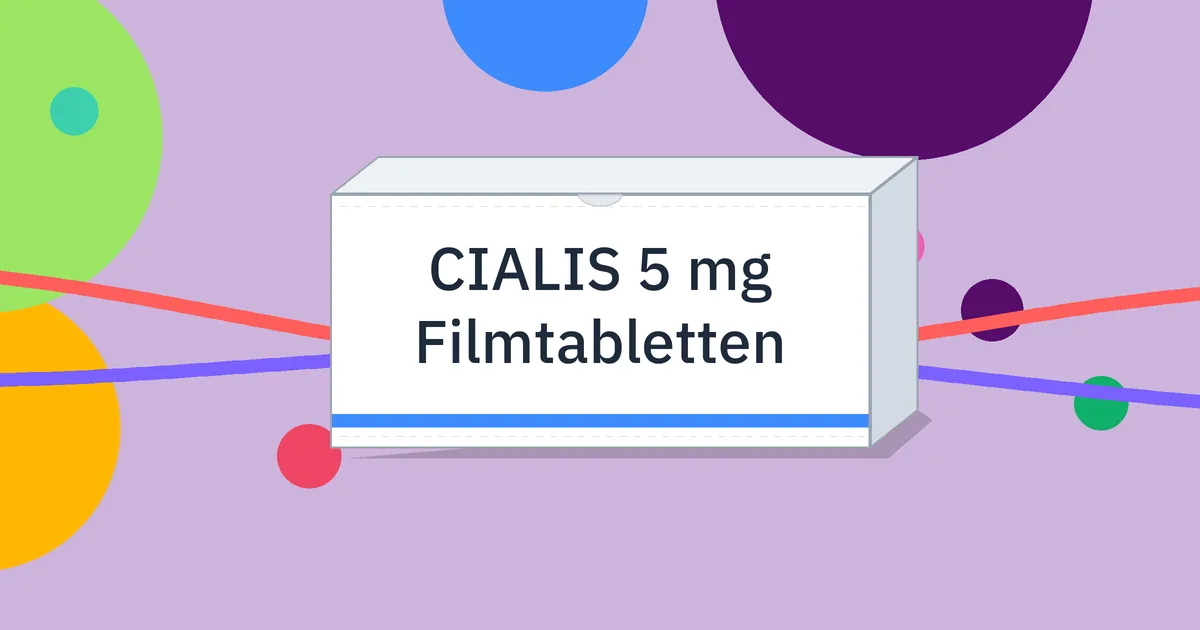 Symbolbild: Packung mit der Aufschrift CIALIS 5 mg Filmtabletten (PZN 17530400) – Verfügbarkeit und Bezug in Apotheken in Frankfurt am Main