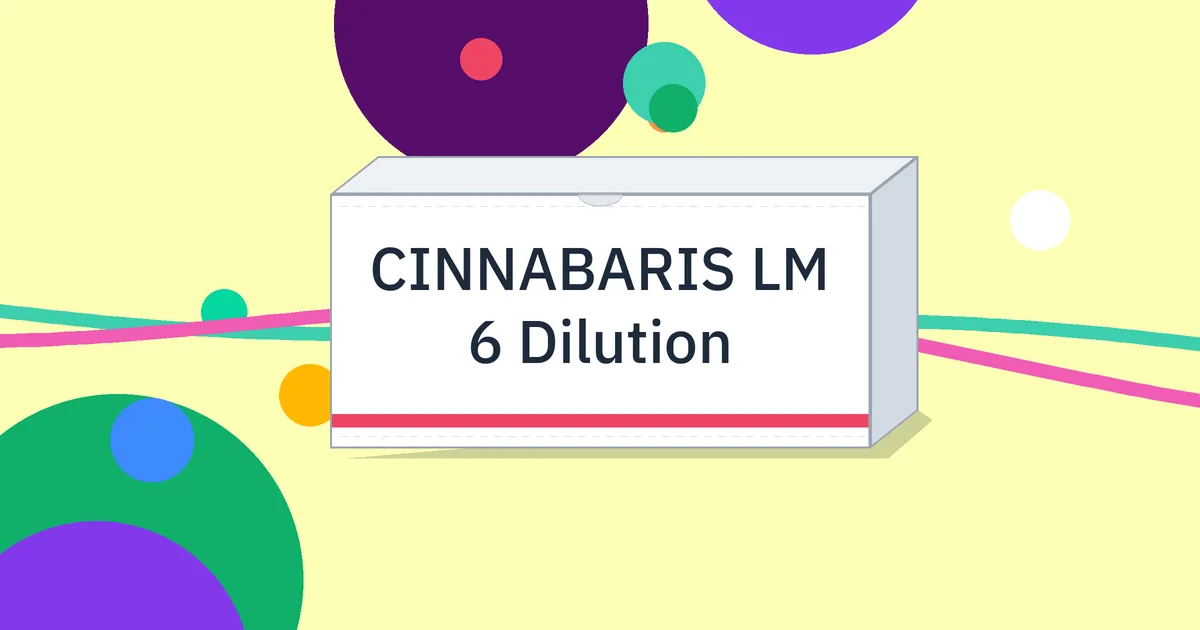 Symbolbild: Packung mit der Aufschrift CINNABARIS LM 6 Dilution (PZN 02601548) – Verfügbarkeit und Bezug in Apotheken in Frankfurt am Main