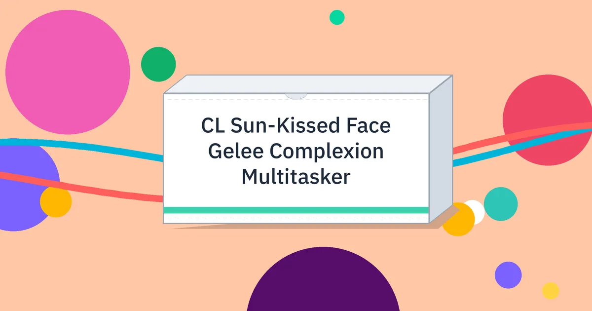 Symbolbild: Packung mit der Aufschrift CL Sun-Kissed Face Gelee Complexion Multitasker (PZN 20031729) – Verfügbarkeit und Bezug in Apotheken in Frankfurt am Main