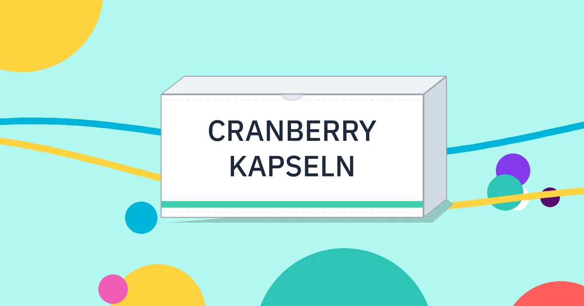 Symbolbild: Packung mit der Aufschrift CRANBERRY KAPSELN (PZN 06826149) – Verfügbarkeit und Bezug in Apotheken in Frankfurt am Main