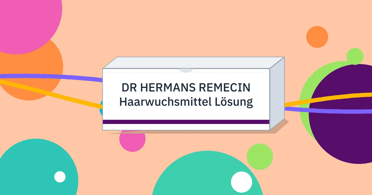 Symbolbild: Packung mit der Aufschrift DR HERMANS REMECIN Haarwuchsmittel Lösung (PZN 19186941) – Verfügbarkeit und Bezug in Apotheken in Frankfurt am Main