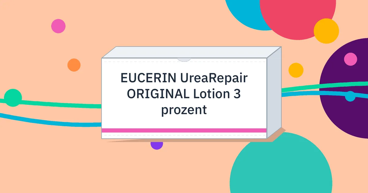 Symbolbild: Packung mit der Aufschrift EUCERIN UreaRepair ORIGINAL Lotion 3 prozent (PZN 11678136) – Verfügbarkeit und Bezug in Apotheken in Frankfurt am Main