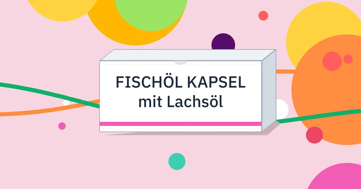 Symbolbild: Packung mit der Aufschrift FISCHÖL KAPSEL mit Lachsöl (PZN 11085293) – Verfügbarkeit und Bezug in Apotheken in Frankfurt am Main