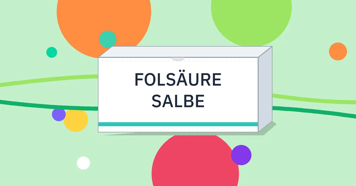 Symbolbild: Packung mit der Aufschrift FOLSÄURE SALBE (PZN 17515487) – Verfügbarkeit und Bezug in Apotheken in Frankfurt am Main