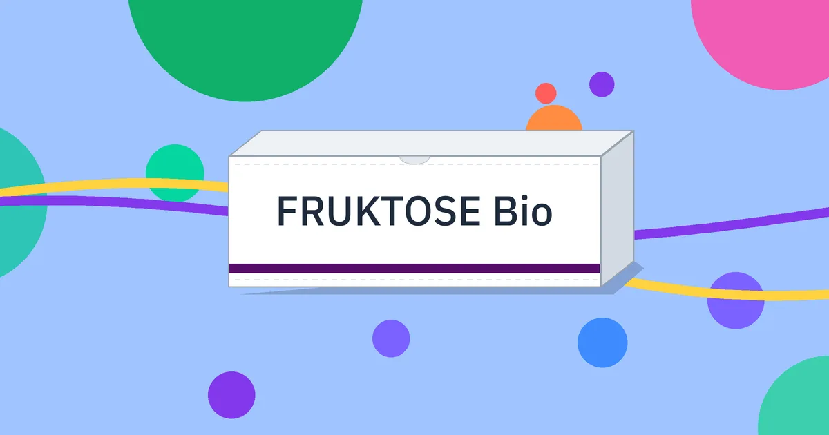 Symbolbild: Packung mit der Aufschrift FRUKTOSE Bio (PZN 06885442) – Verfügbarkeit und Bezug in Apotheken in Frankfurt am Main