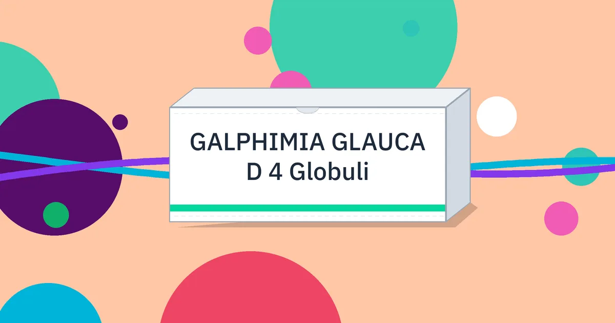 Symbolbild: Packung mit der Aufschrift GALPHIMIA GLAUCA D 4 Globuli (PZN 02890400) – Verfügbarkeit und Bezug in Apotheken in Frankfurt am Main