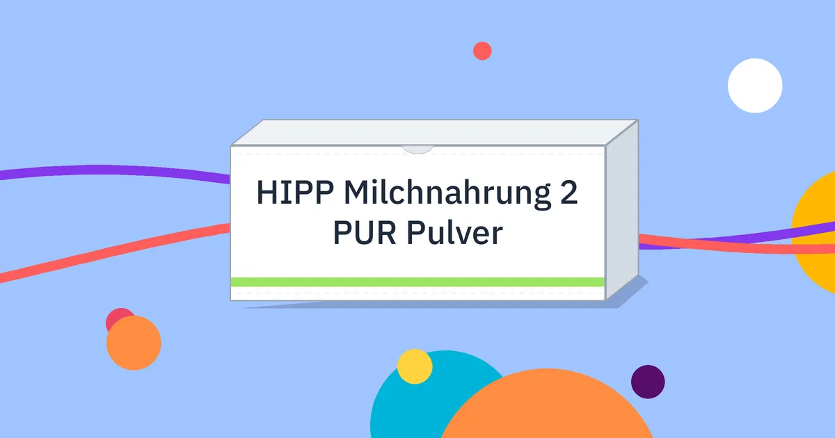 Symbolbild: Packung mit der Aufschrift HIPP Milchnahrung 2 PUR Pulver (PZN 20162093) – Verfügbarkeit und Bezug in Apotheken in Frankfurt am Main